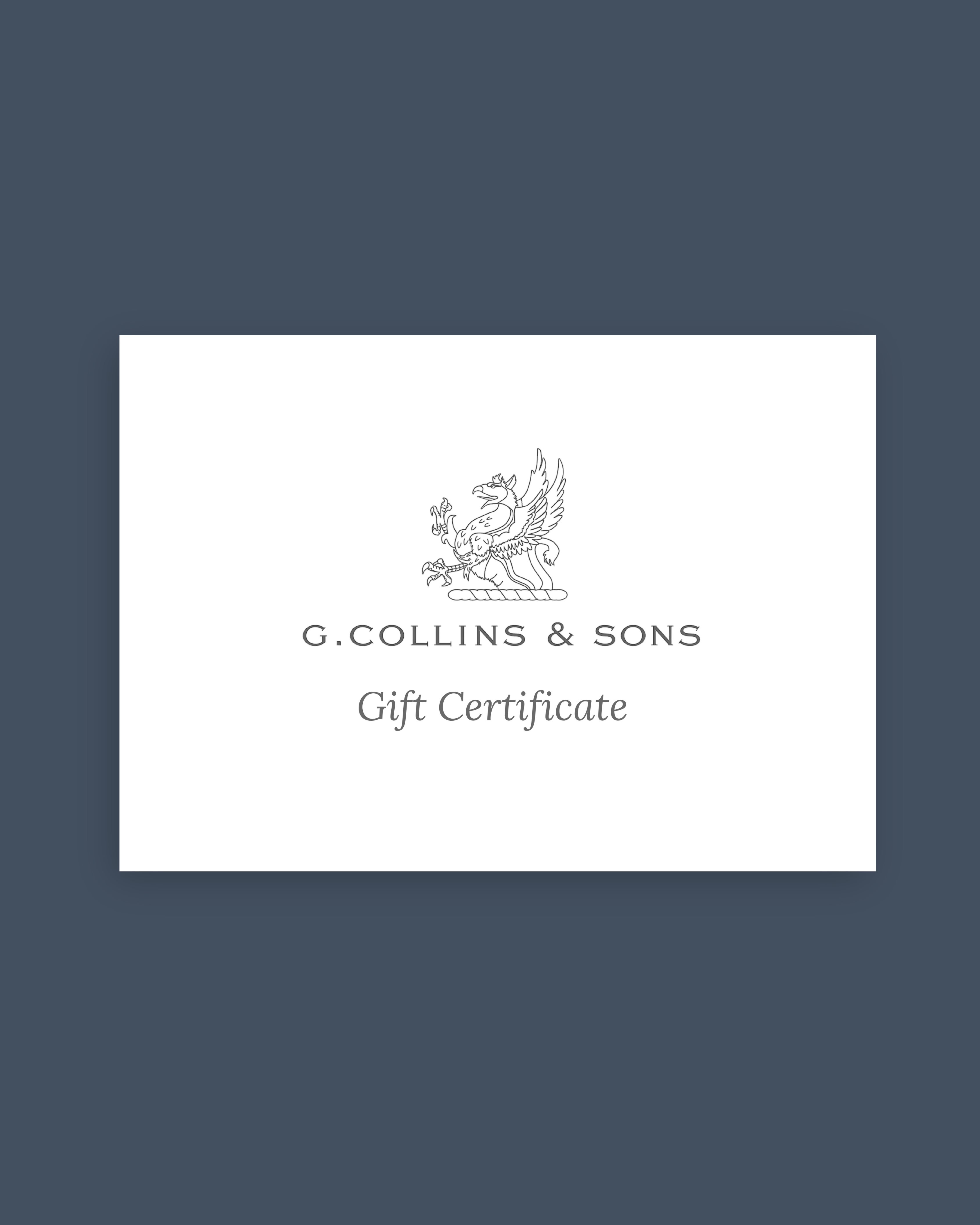 In-Store Gift Card – G Collins & Sons